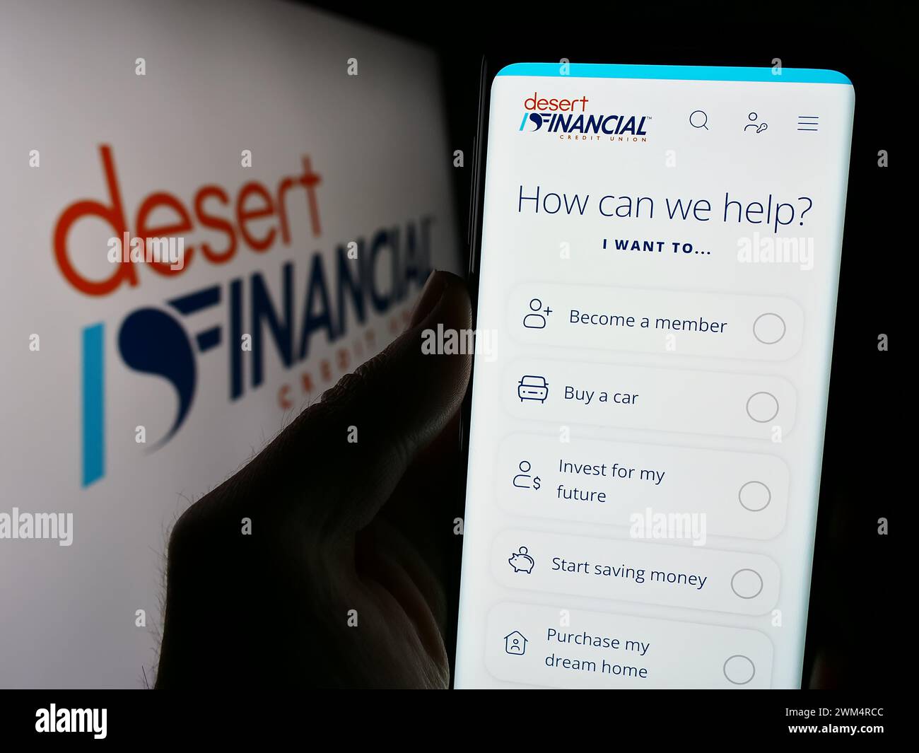 Desert financial credit union hi-res stock photography and images - Alamy