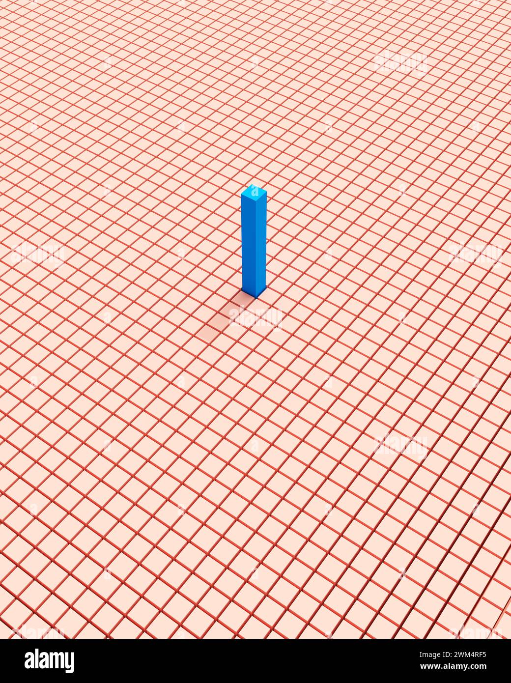 Motivation success accomplishment flat grid peach rose pink cubes blue ...