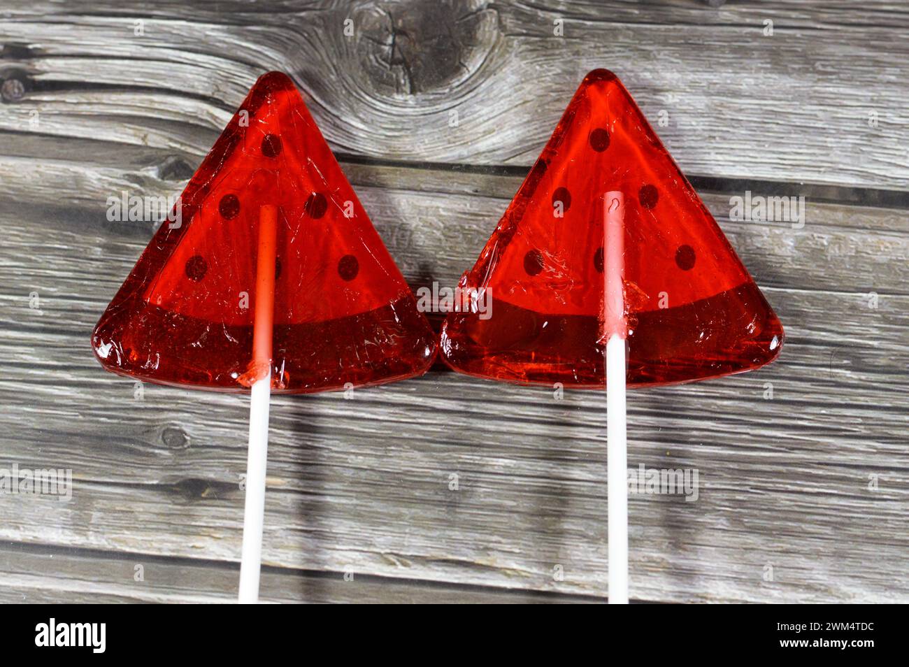 Red triangle mounted on hi-res stock photography and images - Alamy