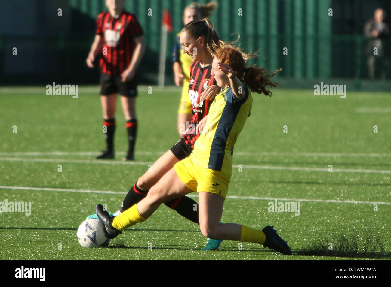 Eve Gilroy Moneyfields FC Women v AFC Bournemouth Women at Oaklands ...