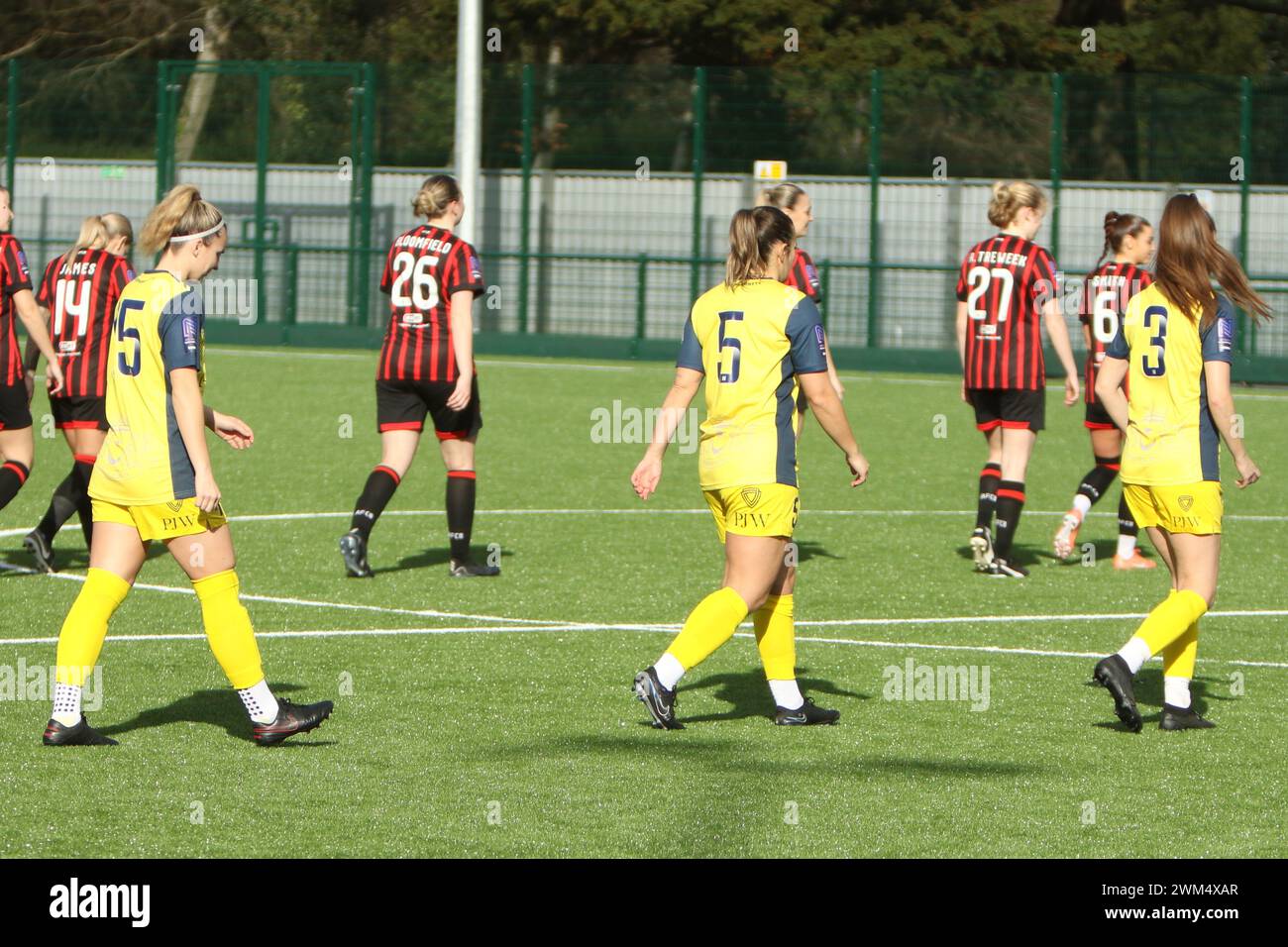 Moneyfields FC Women v AFC Bournemouth Women at Oaklands Park ...