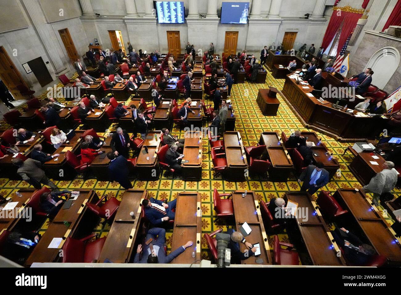 FILE - Members of the House of Representatives meet on the first day of ...
