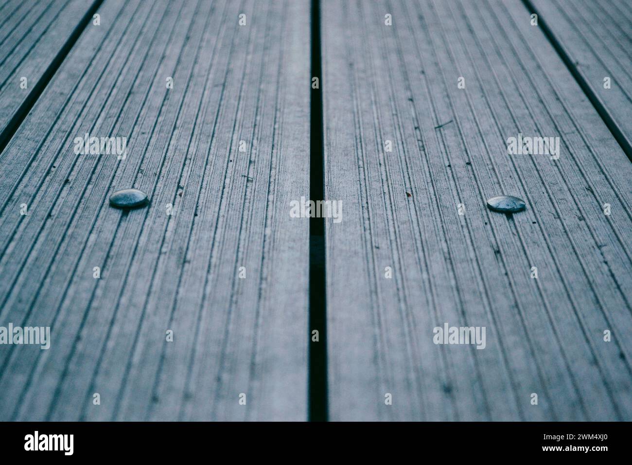 The lines that create the texture of the bench in perspective Stock ...