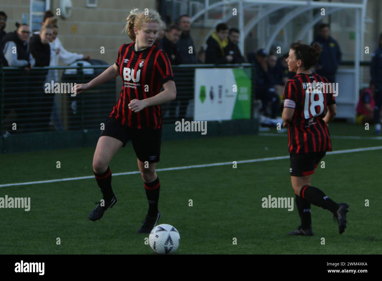 Moneyfields FC Women v AFC Bournemouth Women at Oaklands Park ...