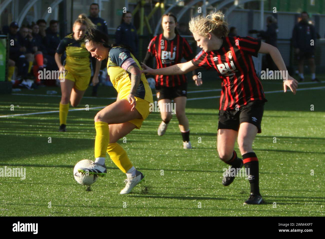 Moneyfields FC Women v AFC Bournemouth Women at Oaklands Park ...