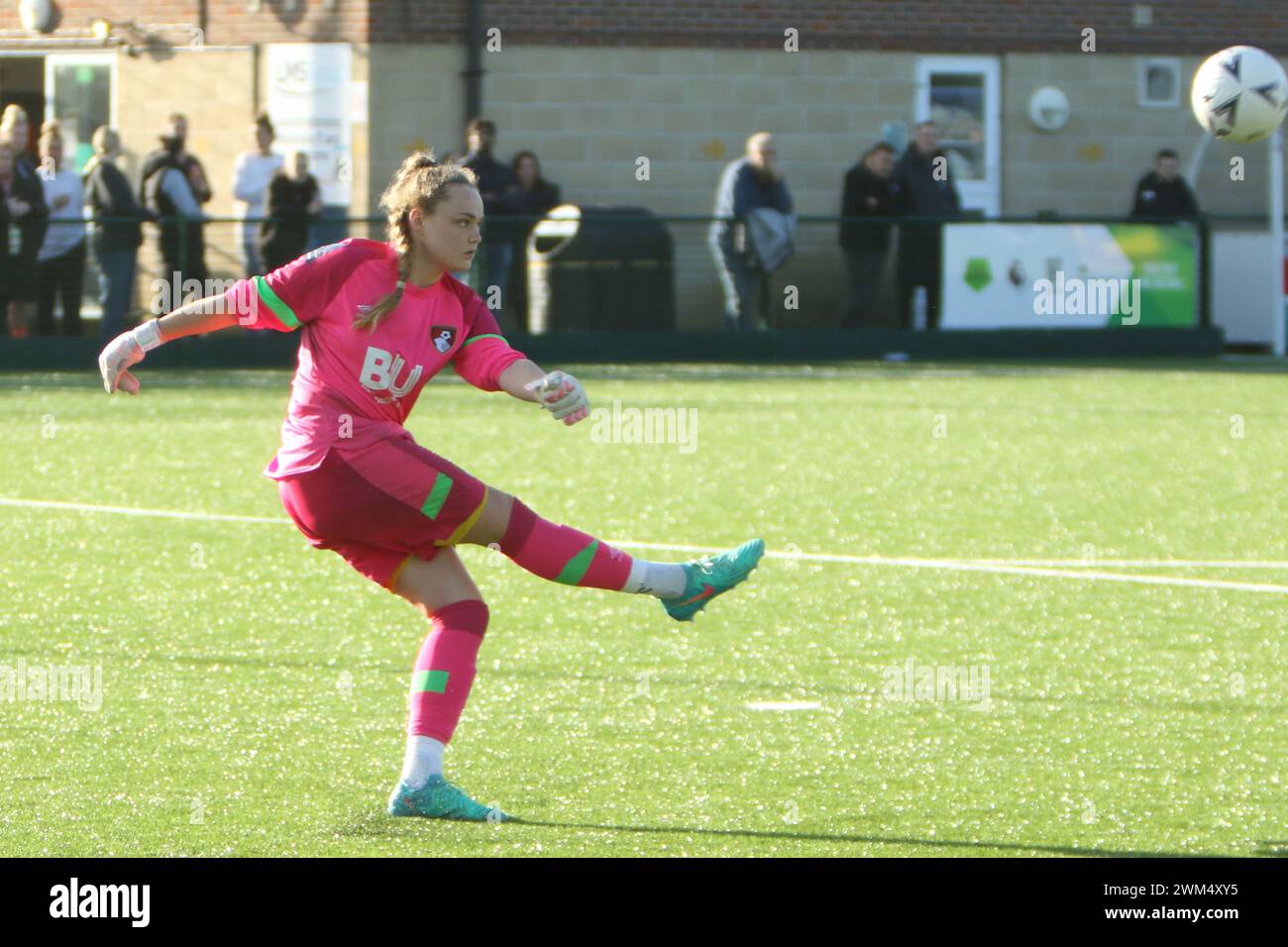 Goalkeeper Katie Scadding Moneyfields FC Women v AFC Bournemouth Women ...