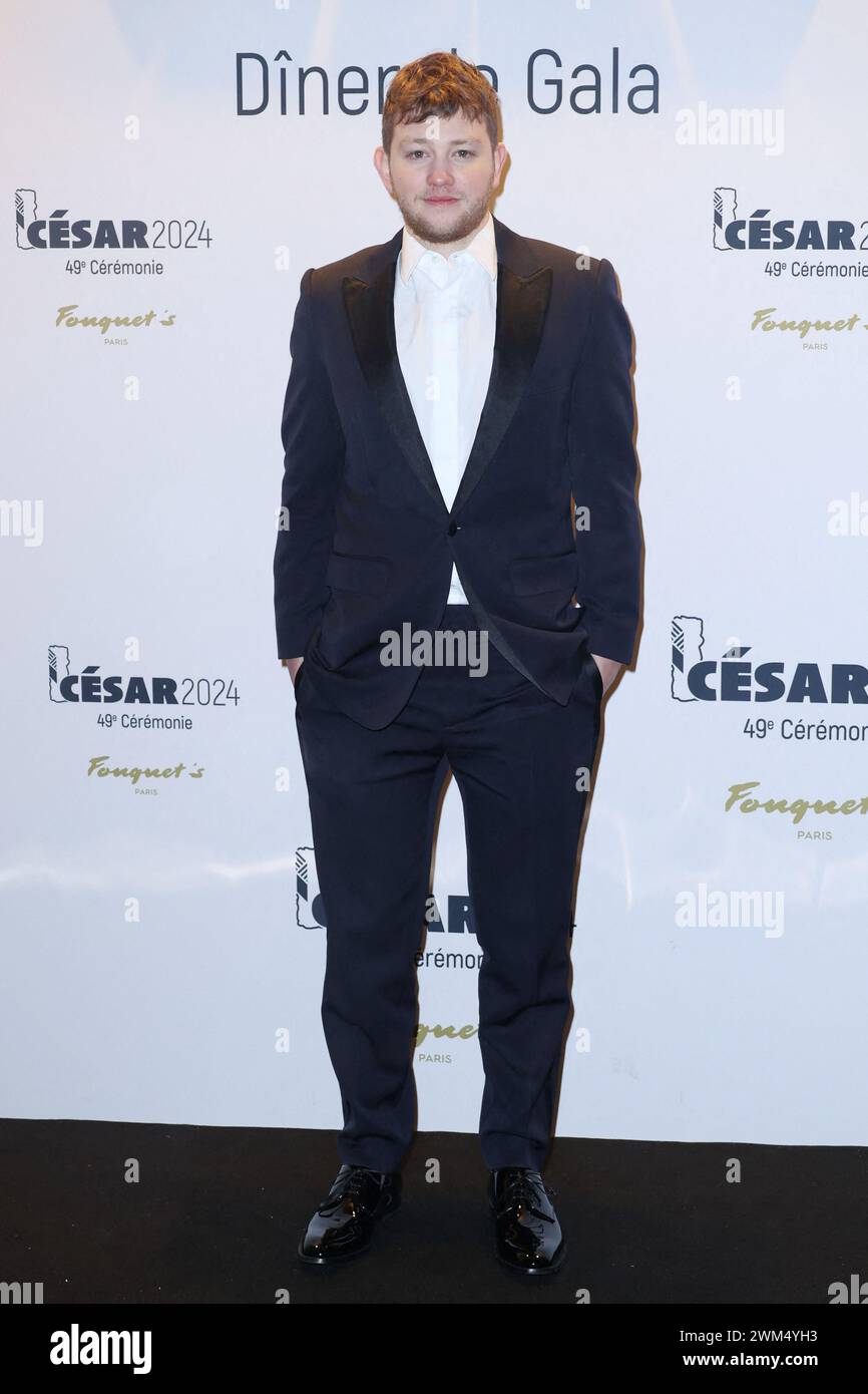 Paris, France. 23rd Feb 2024. Anthony Bajon attending the Gala Diner ...