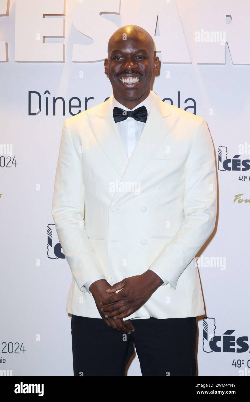 Paris, France. 23rd Feb 2024. Jean-Pascal Zadi attending the Gala Diner ...