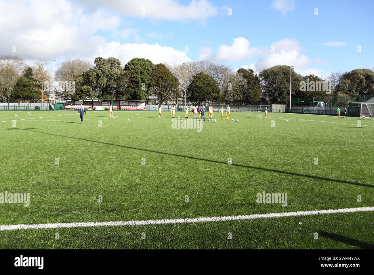 New 4g football pitch, Oaklands Park, Chichester City FC Stock Photo ...