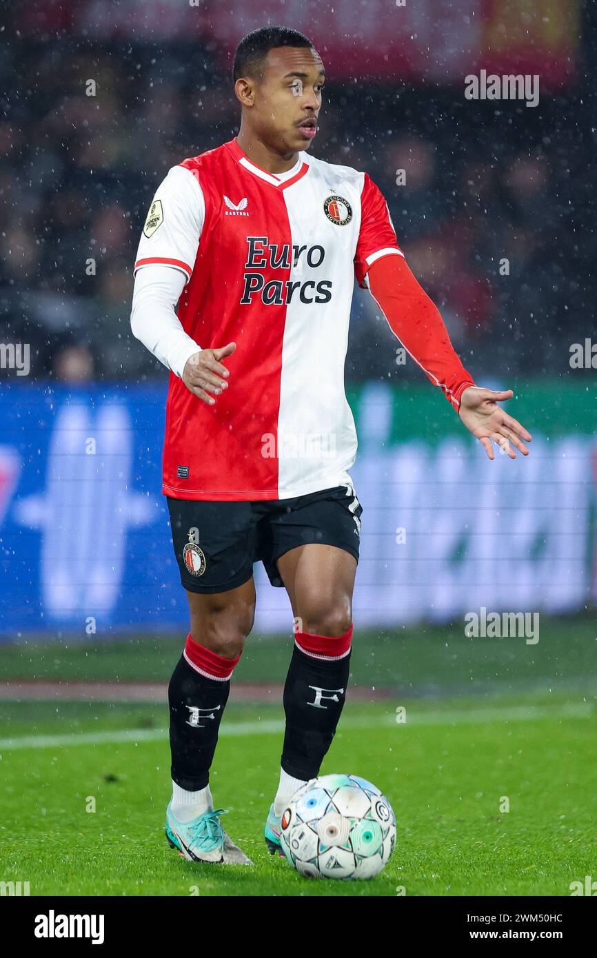 ROTTERDAM, NETHERLANDS - FEBRUARY 18: Igor Paixao (Feyenoord Rotterdam ...