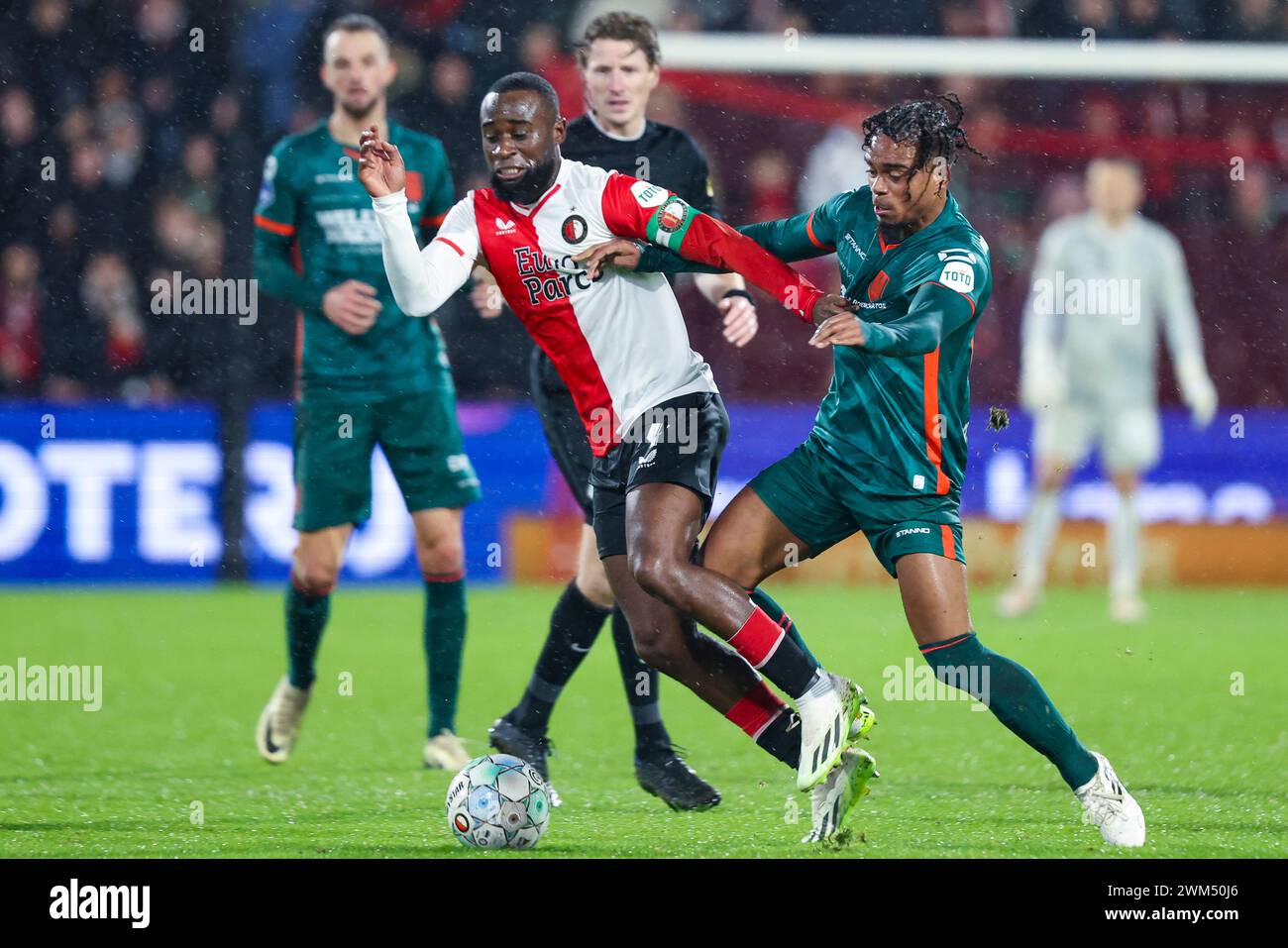 ROTTERDAM, NETHERLANDS - FEBRUARY 18: Lutsharel Geertruida (Feyenoord ...