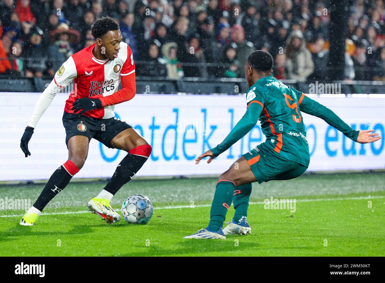 ROTTERDAM, NETHERLANDS - FEBRUARY 18: Antoni Milambo (Feyenoord ...