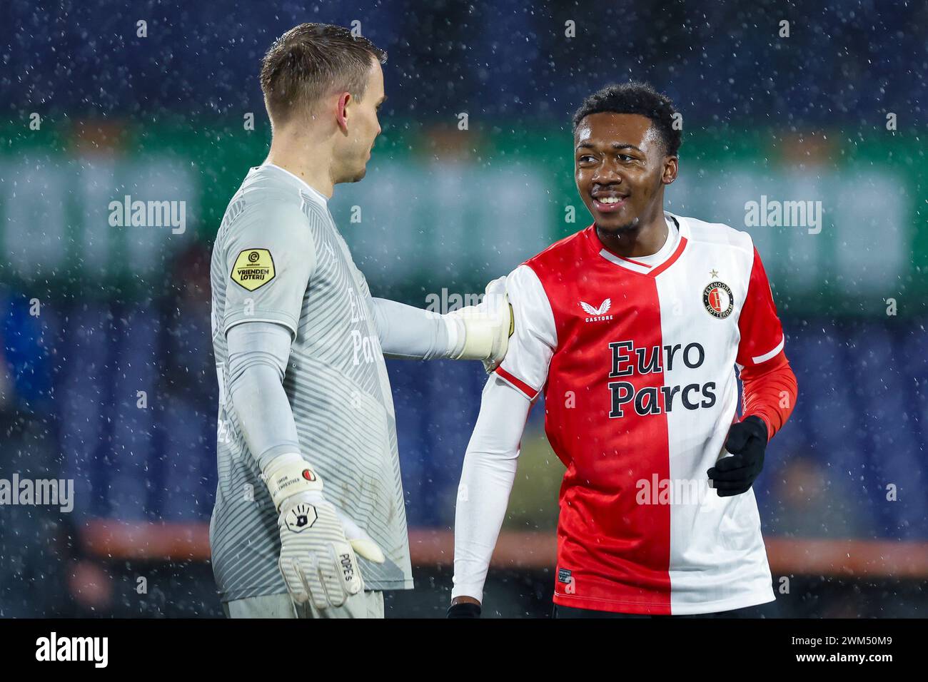 ROTTERDAM, NETHERLANDS - FEBRUARY 18: Timon Wellenreuther (Feyenoord ...