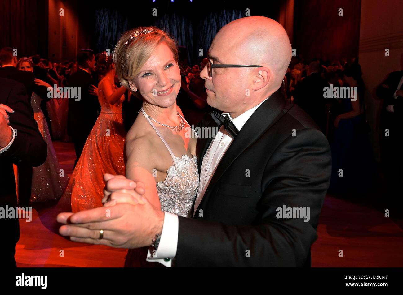 Andrea Kathrin Loewig mit Ehemann Andreas Thiele beim 16 ...