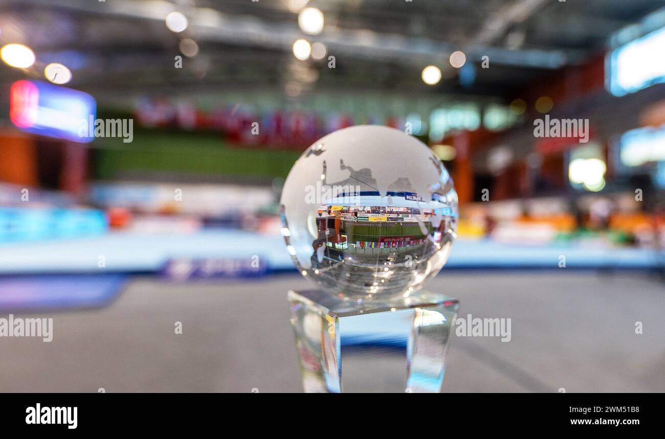 Cottbus, Germany. 24th Feb, 2024. Gymnastics: Olympic qualification ...