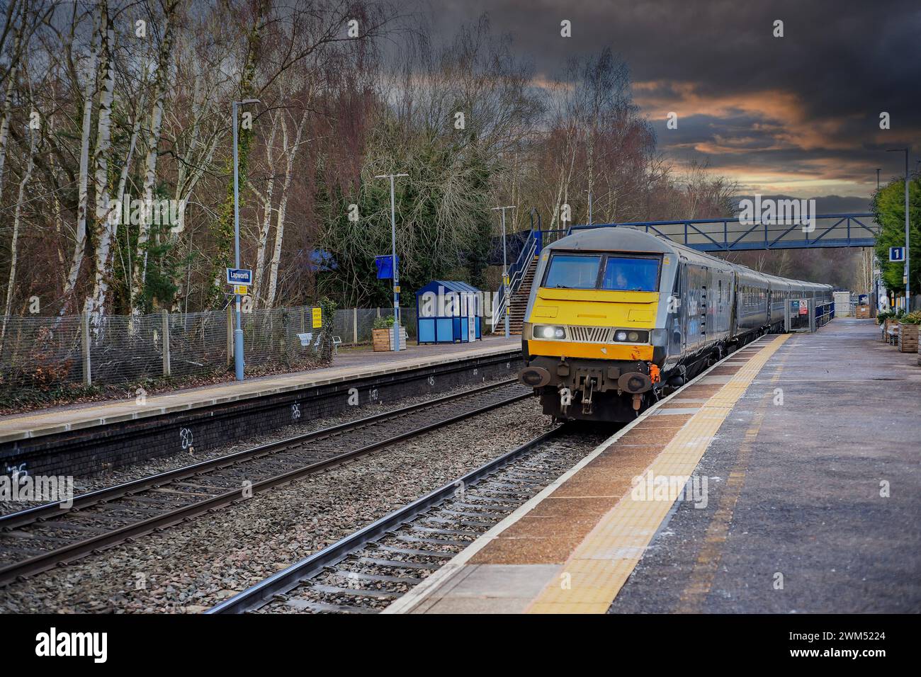 british network rail passenger commuter station england west midlands ...