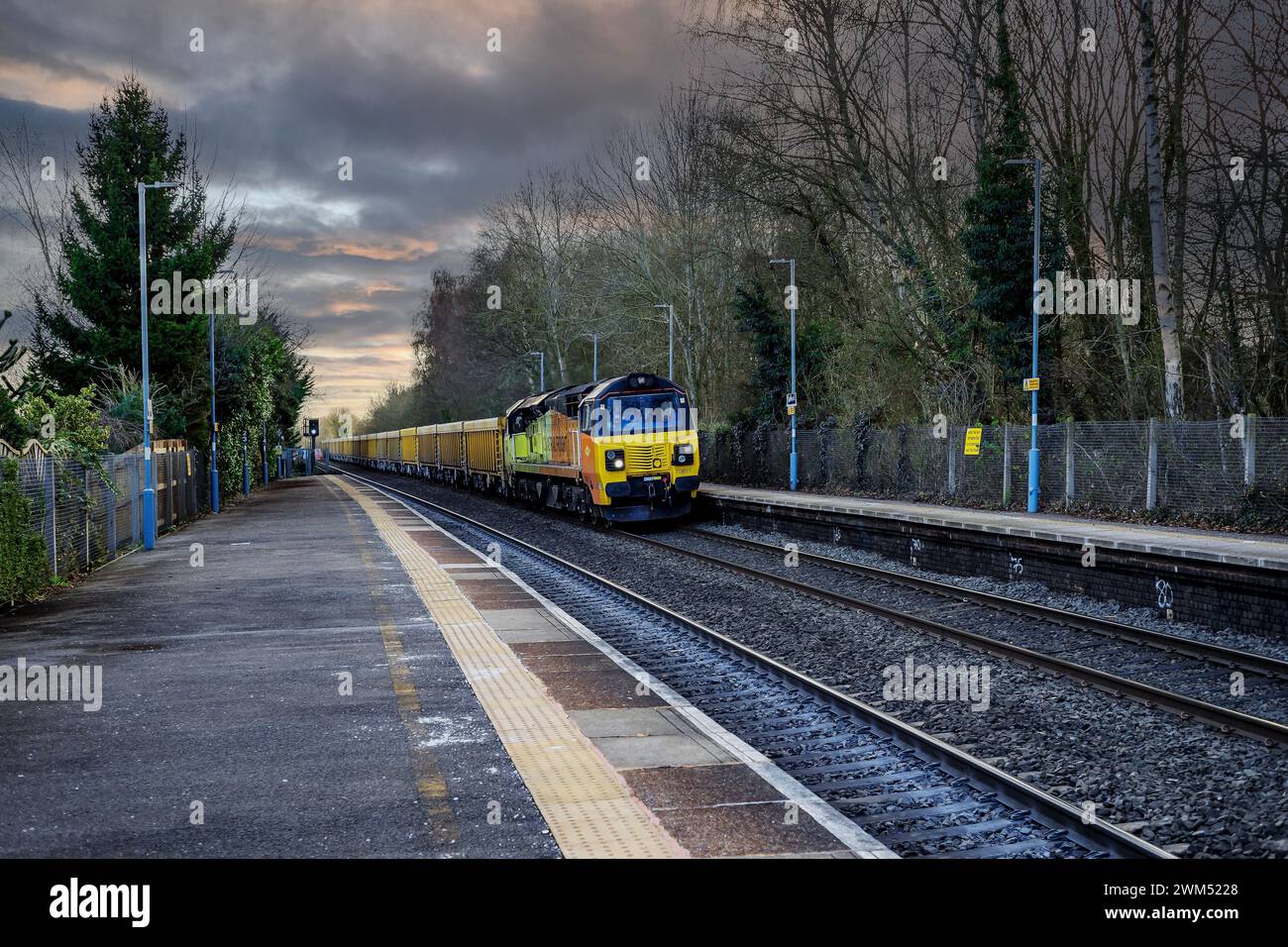 british network rail passenger commuter station england west midlands ...