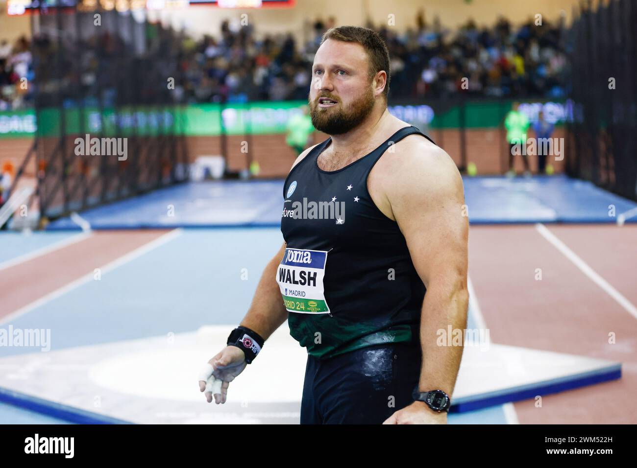 TOM WALSH (NZL) competes the Shot Put Men Final during the World ...