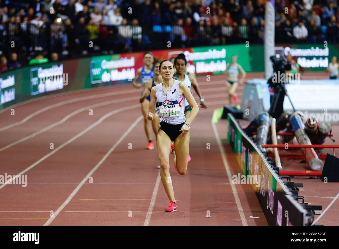LUDOVICA CAVALLI (ITA) competes the 1500m Women Final during the World ...