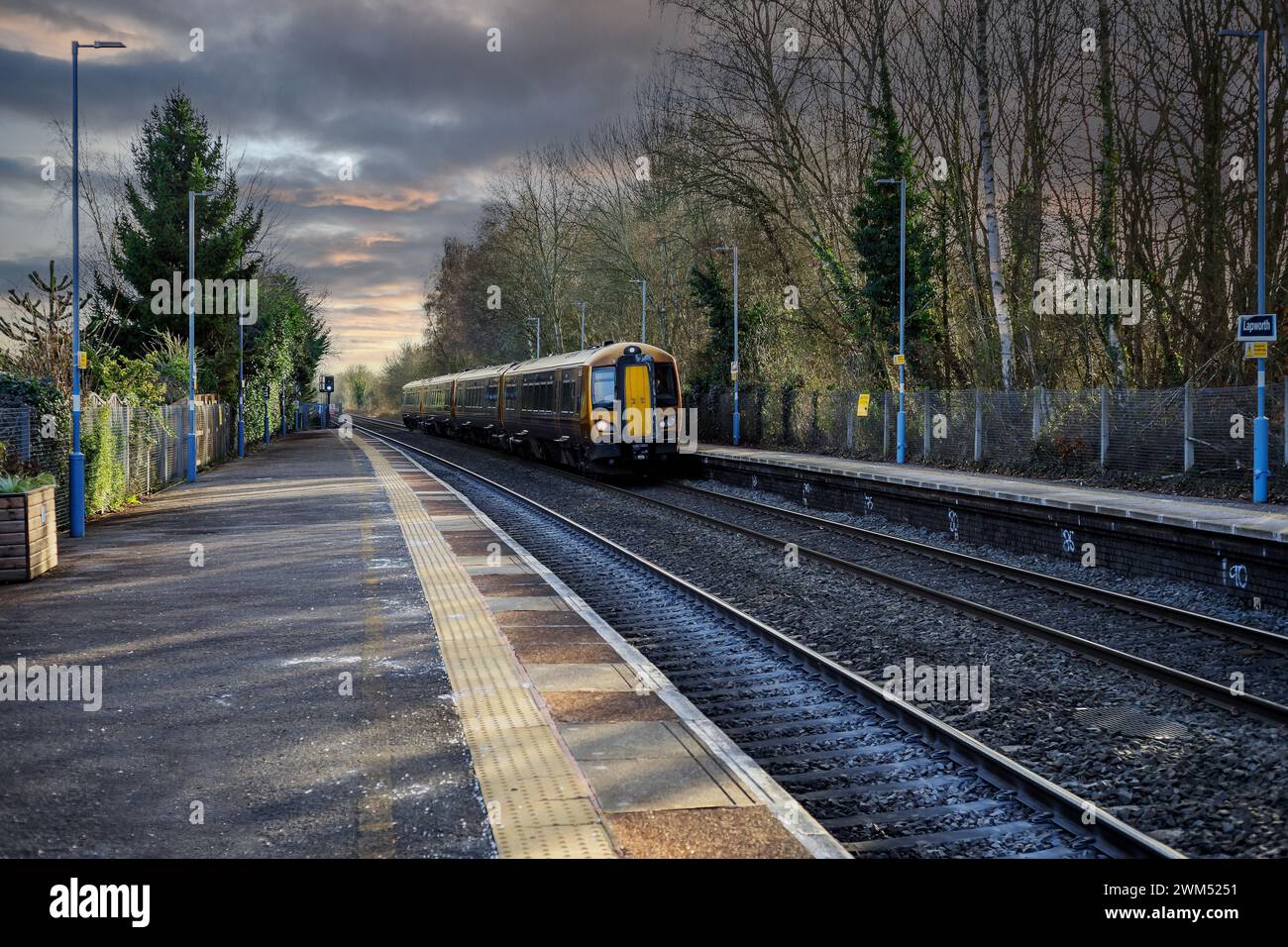 british network rail passenger commuter station england west midlands ...