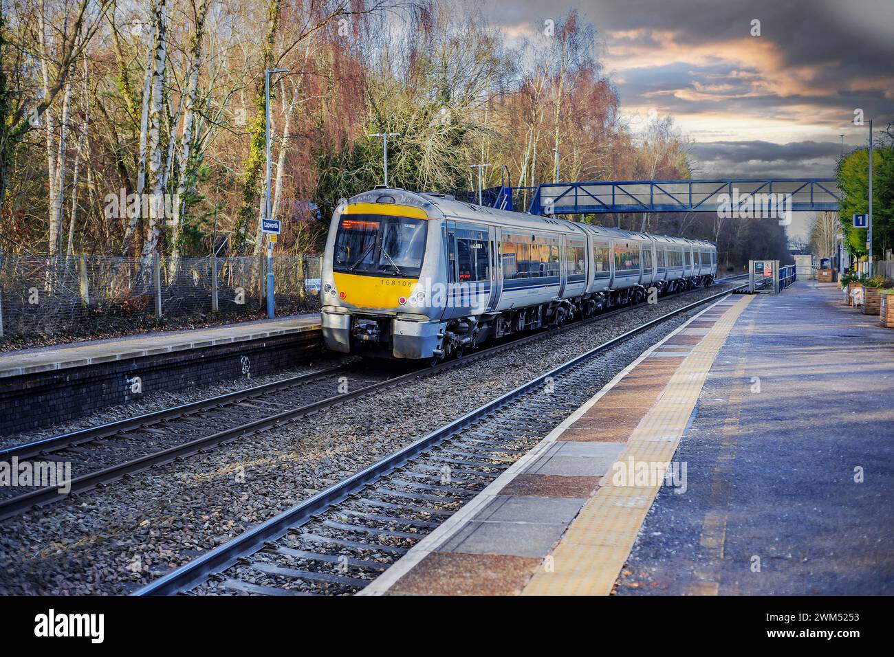 british network rail passenger commuter station england west midlands ...