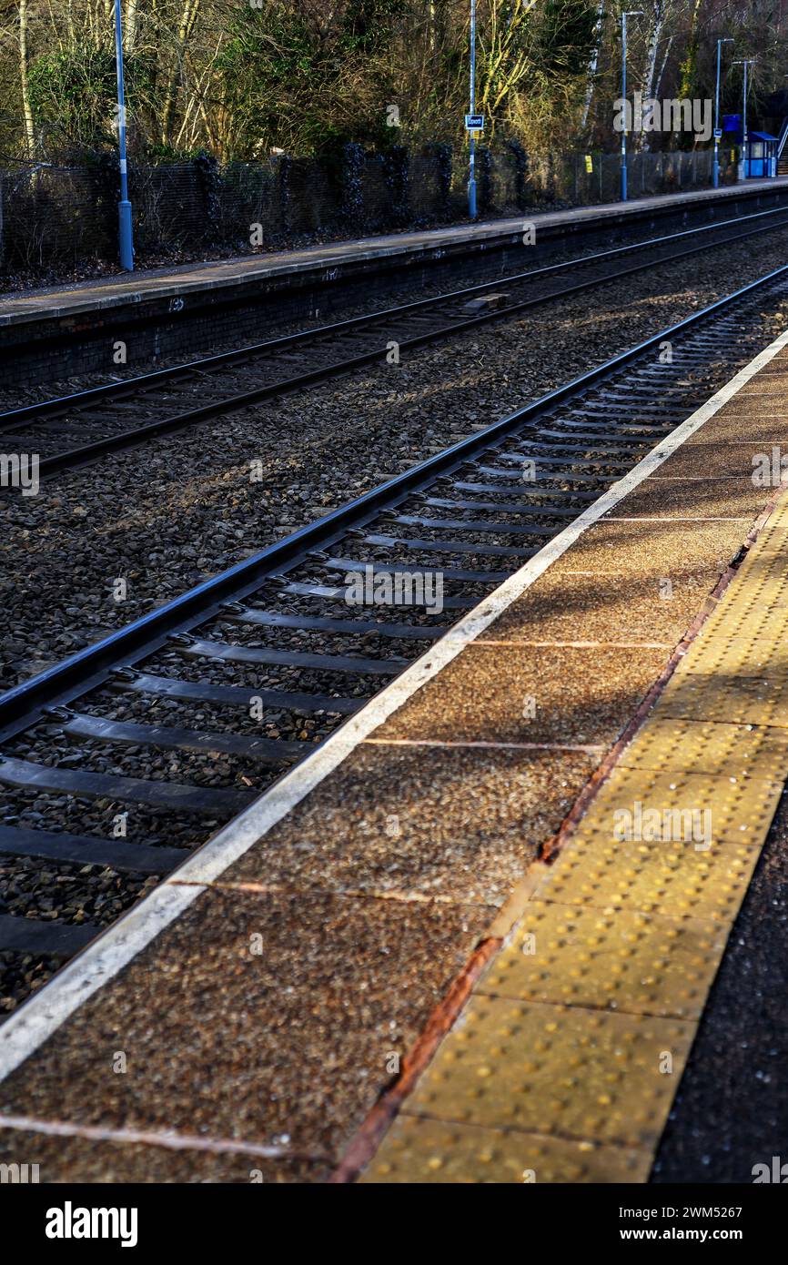 british network rail passenger commuter station england west midlands ...