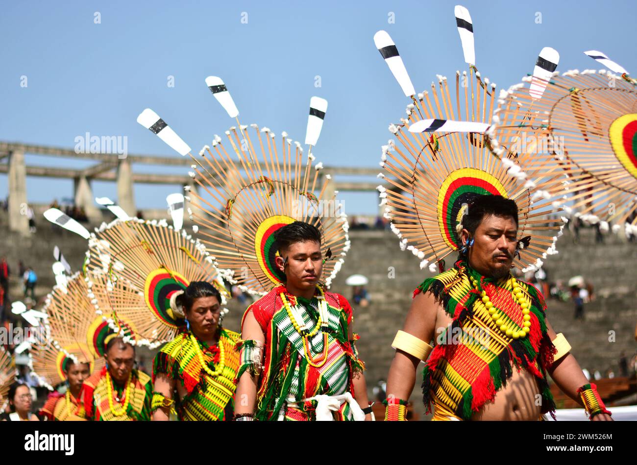 Dimapur, India. 24th Feb, 2024. Dimapur, India. Feb 24, 2024: Angami ...