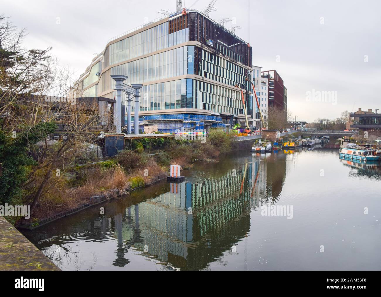 London, England, UK. 24th Feb, 2024. General view of the new Google ...
