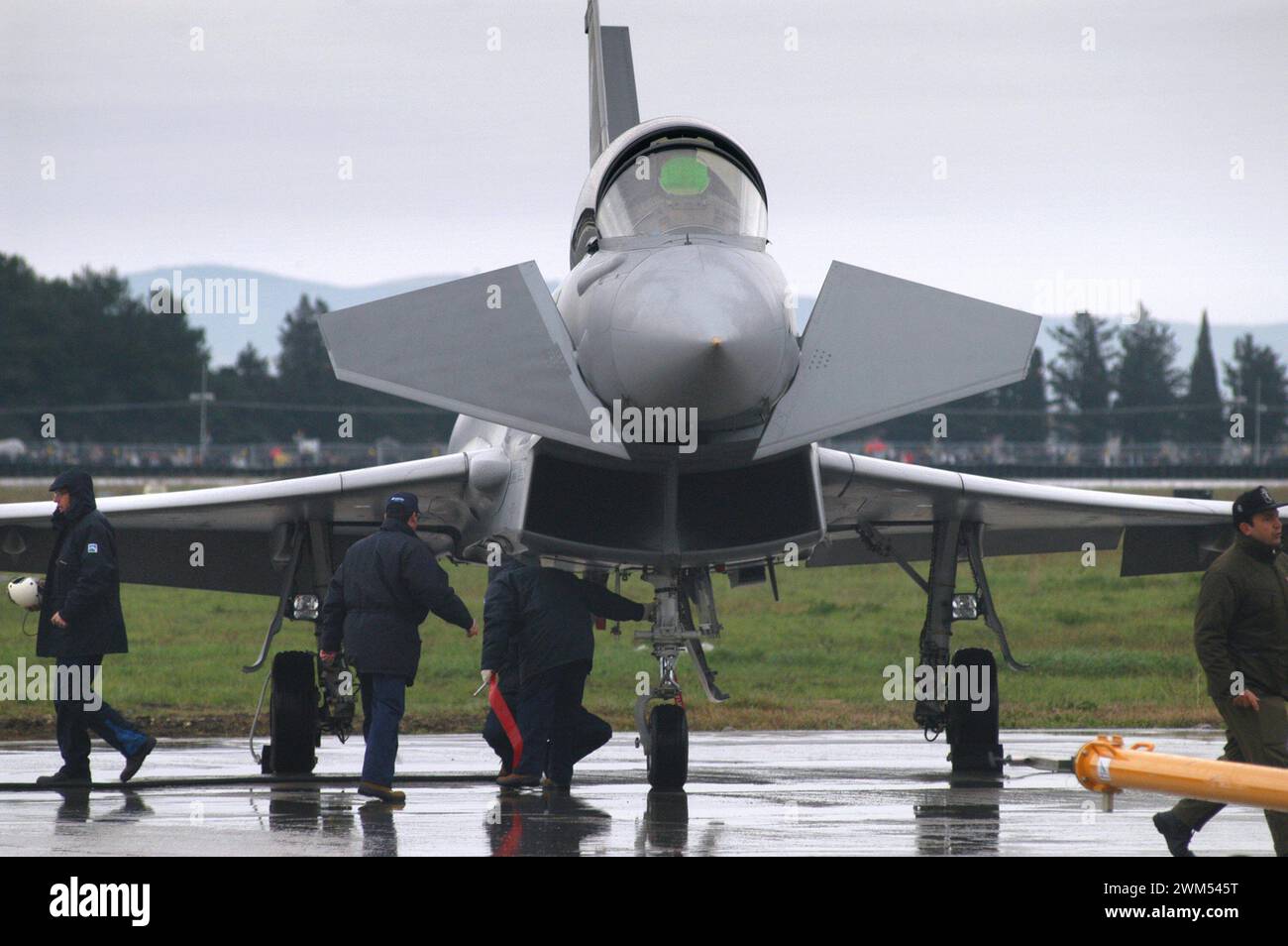 - Italian Air Force, the new fighter aircraft Eurofighter "Typhoon" on ...