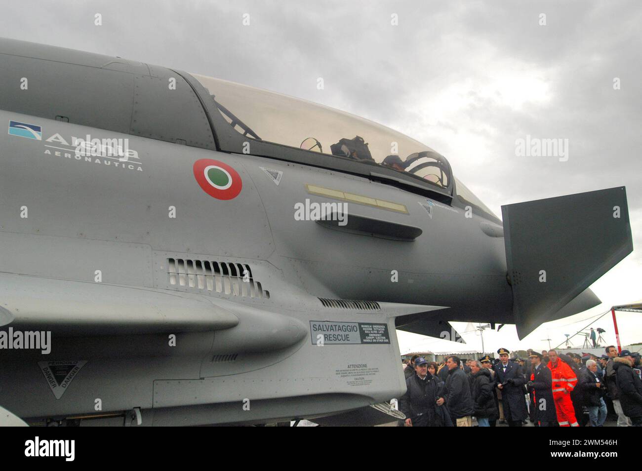 - Italian Air Force, the new fighter aircraft Eurofighter "Typhoon" on ...