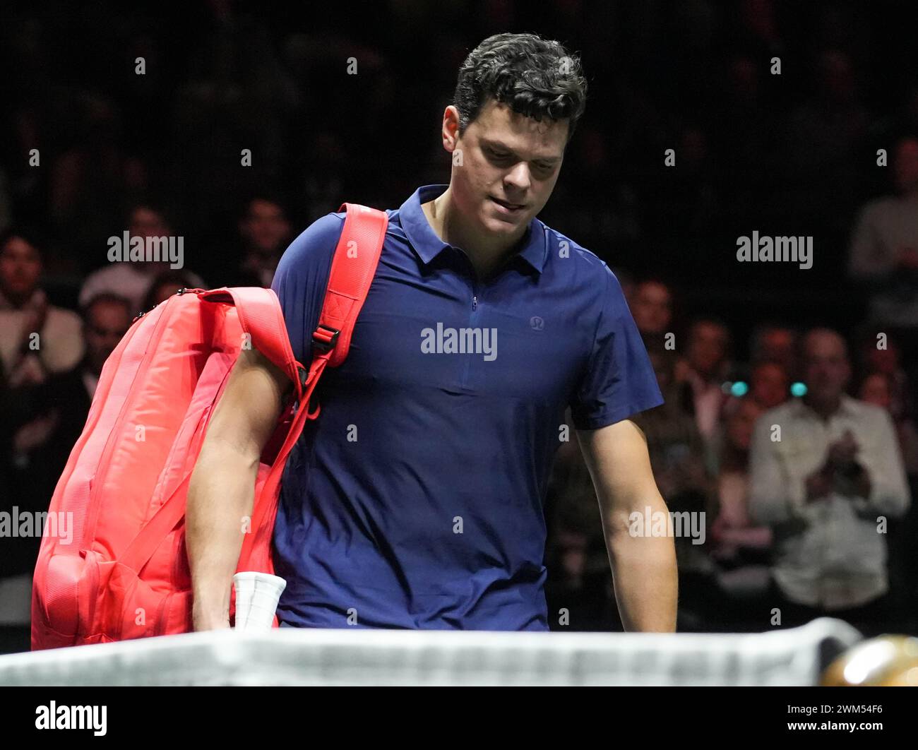 Milos Raonic of Canada 1/4 FINALE during the ABN Amro Open 2024, ATP ...