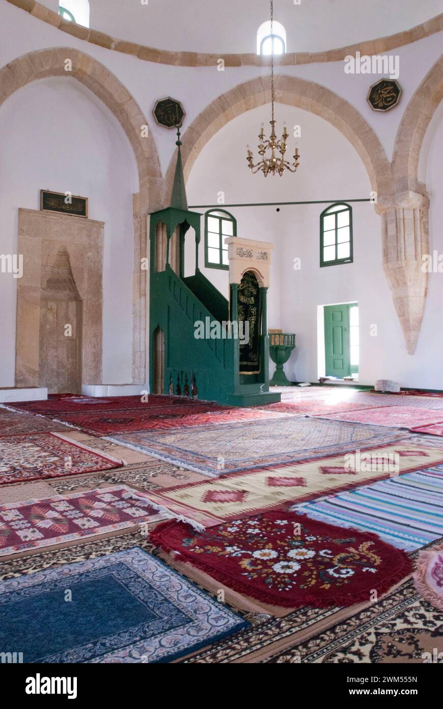 The Hala Sultan Mosque on the west bank of Larnaka Salt Lake is the ...