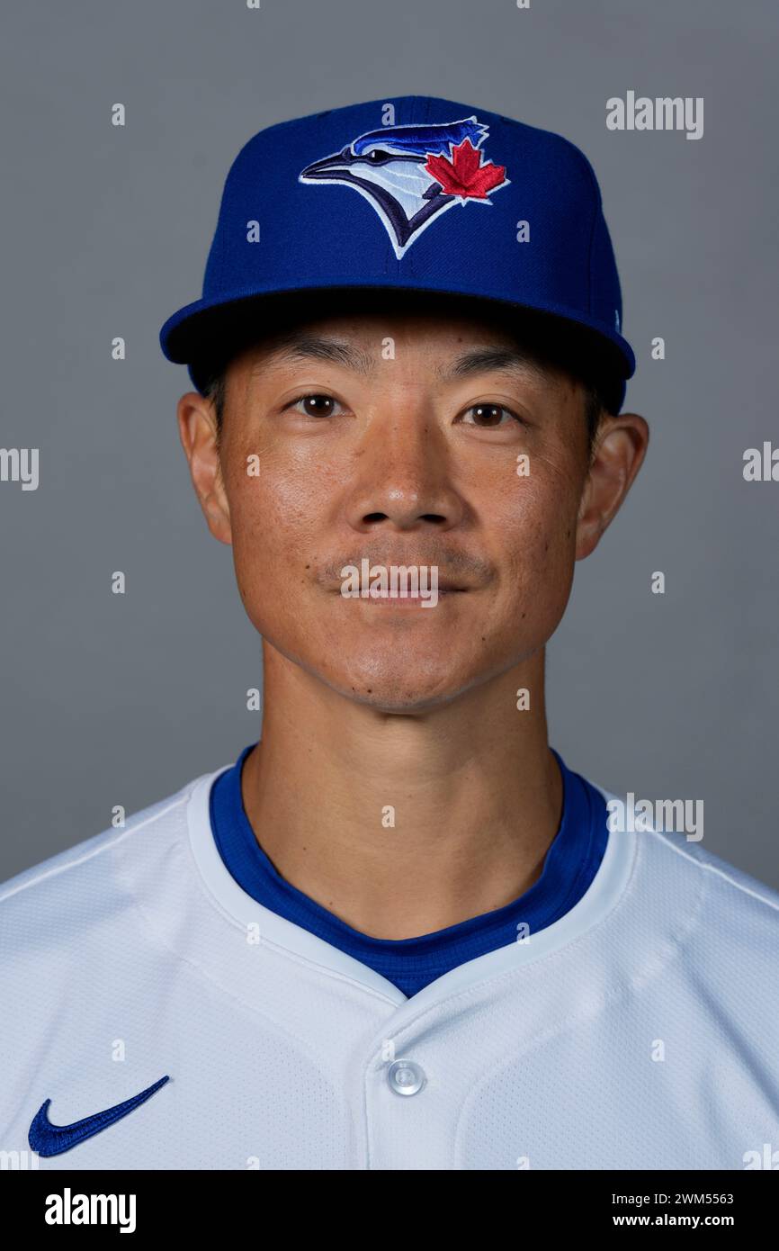 This is a 2024 photo of Gil Kim of the Toronto Blue Jays baseball team ...