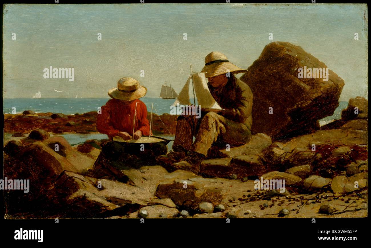 The Boat Builders 1873 Winslow Homer (US Stock Photo - Alamy