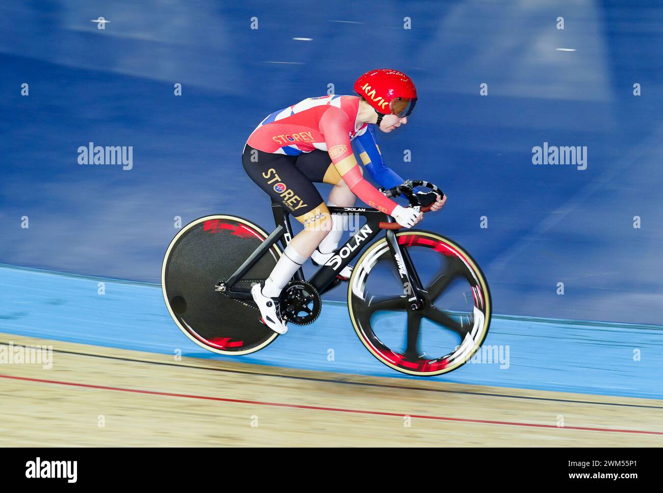 Storey Racing's Katie Toft sets a new national record during the Women ...