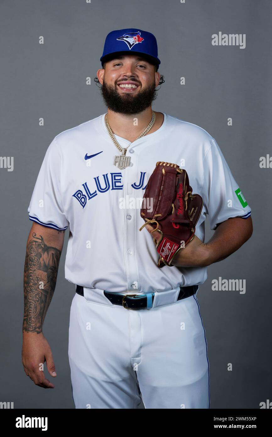 This is a 2024 photo of Alek Manoah of the Toronto Blue Jays baseball ...