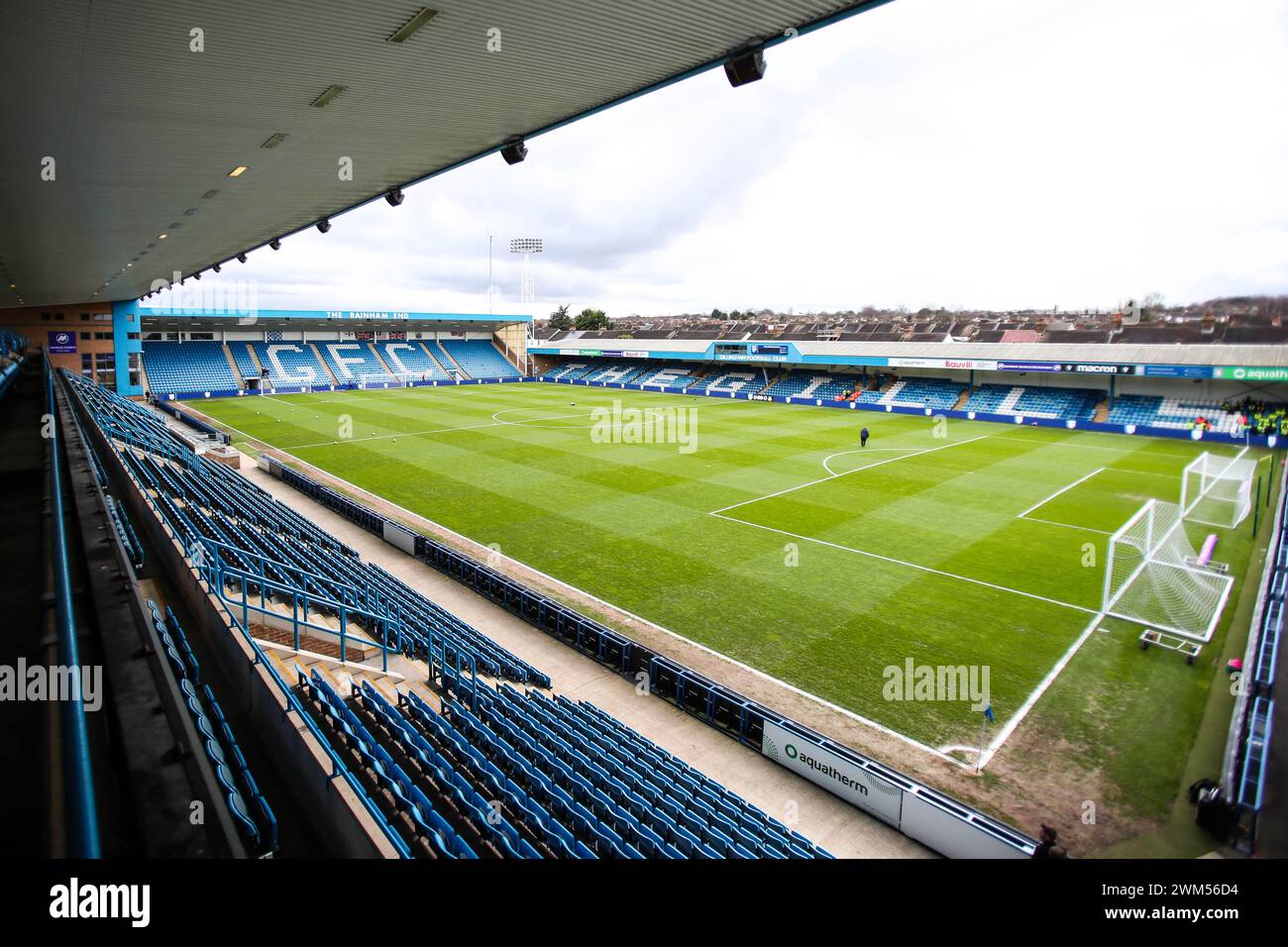 A general view of Priestfield Stadium prior to the Sky Bet League Two ...