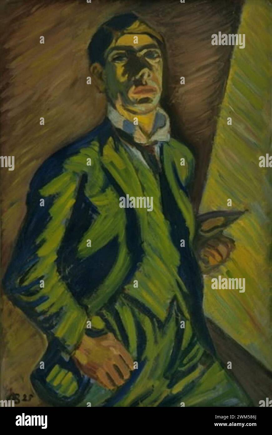 Axel Bentzen - Selvportræt - 1925 Stock Photo - Alamy