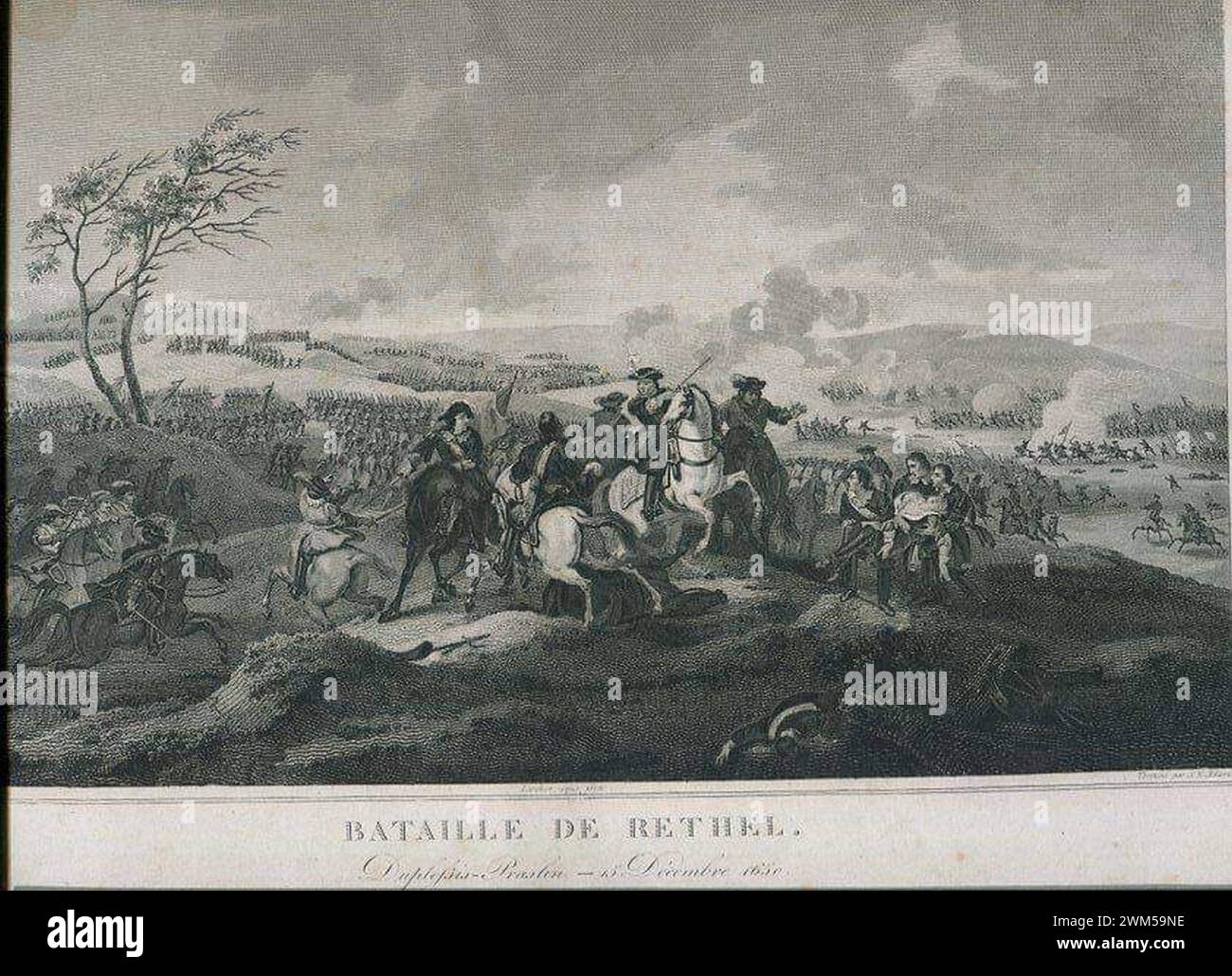 Bataille de Rethel (1650 Stock Photo - Alamy