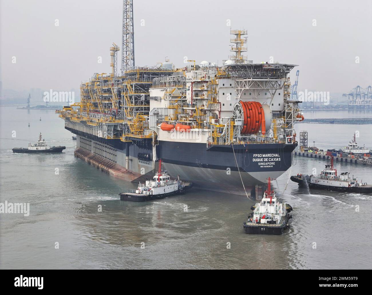 The Marechal Duque de Caxias FPSO (Floating Production Storage and ...