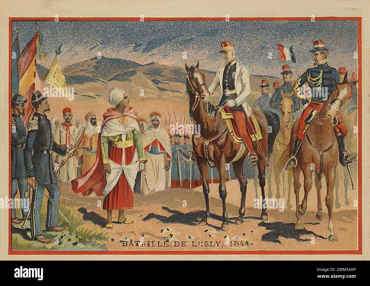 Bataillle de L'Isly, 1844 Stock Photo - Alamy