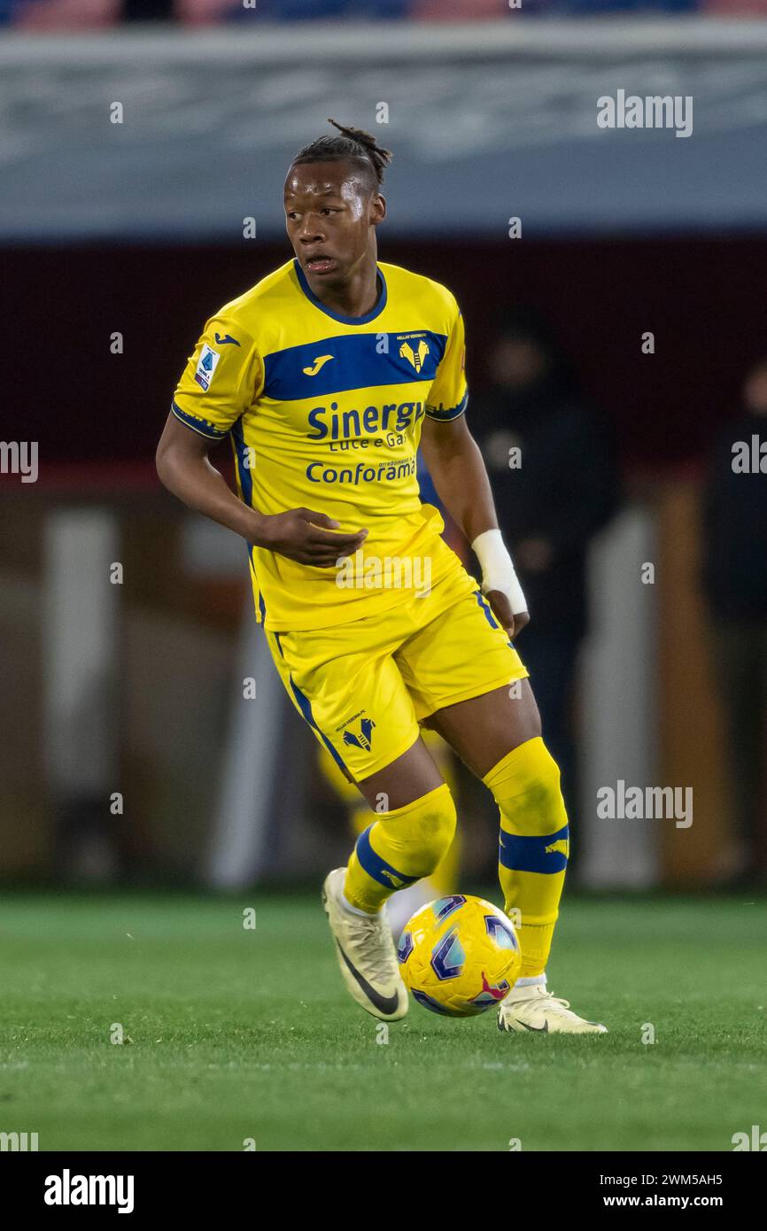 Tijjani Noslin (Hellas Verona) during the Italian Serie A match between ...