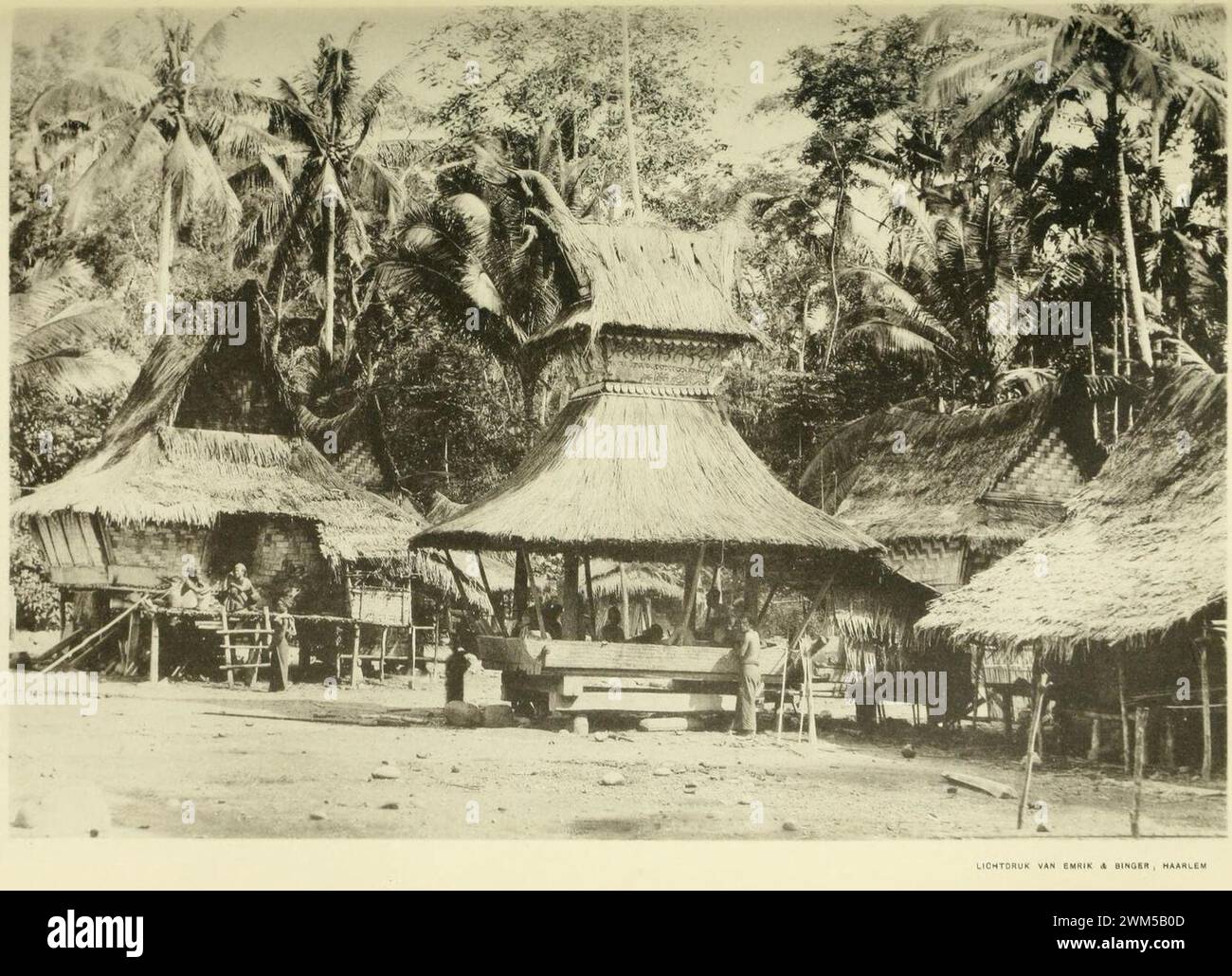 Bataksch Dorp (Batak Village Stock Photo - Alamy