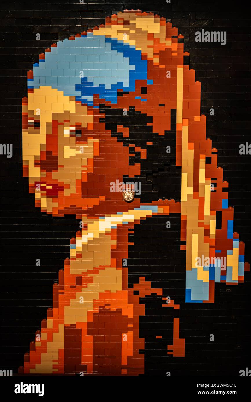 Lego Art Exhibition in Olympia Theater made by artist Nathan Sawaya ...