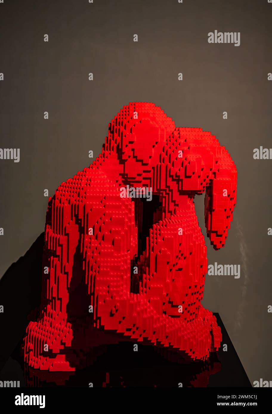 Lego Art Exhibition in Olympia Theater made by artist Nathan Sawaya ...