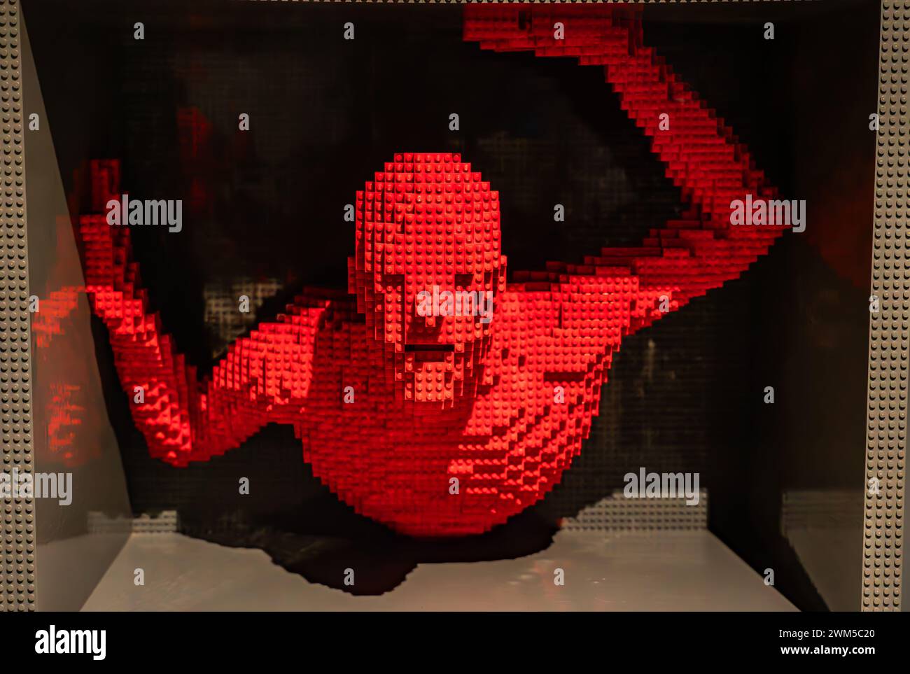 Lego Art Exhibition in Olympia Theater made by artist Nathan Sawaya ...