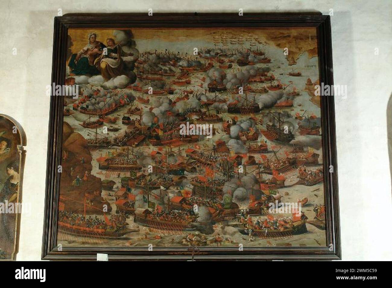 Battaglia di Lepanto - Duomo Montagnana Stock Photo - Alamy