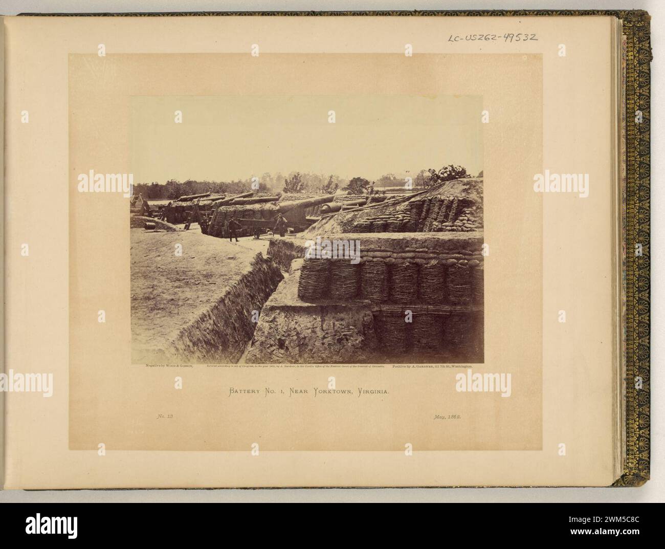 Battery no. 1, near Yorktown, Virginia - negative by Wood & Gibson ...