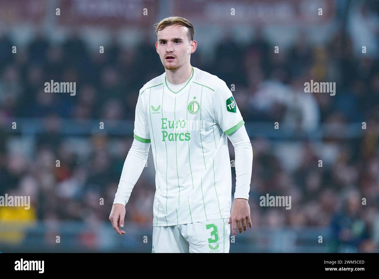 Rome, Italy. 22nd Feb, 2024. Thomas Beelen of Feyenoord Rotterdam ...