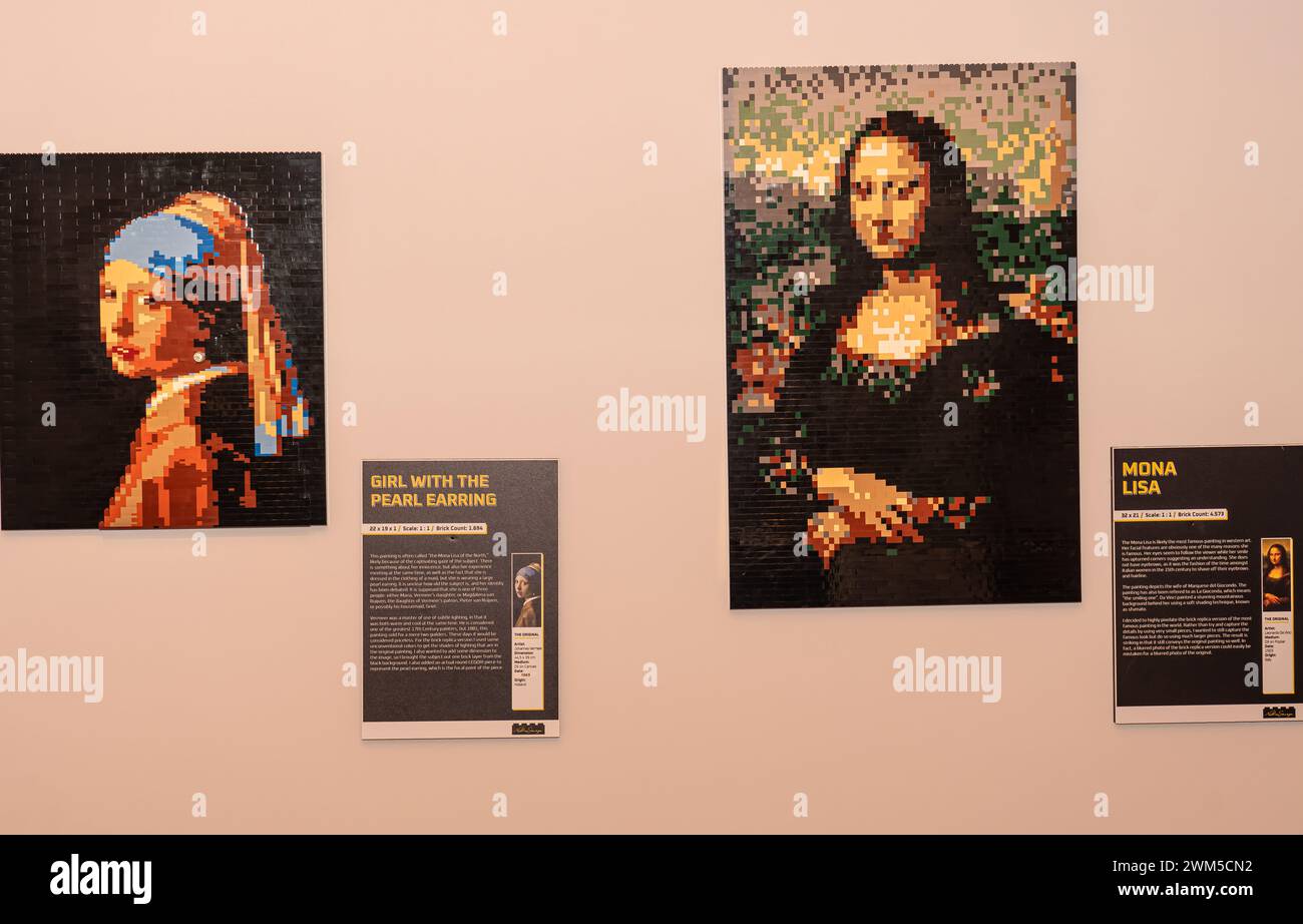 Lego Art Exhibition in Olympia Theater made by artist Nathan Sawaya ...